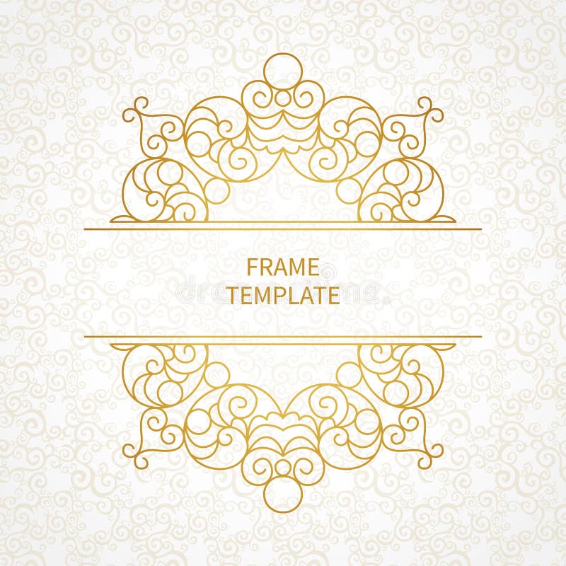 Decorative Vector Monogram for Design Template. Stock Vector ...