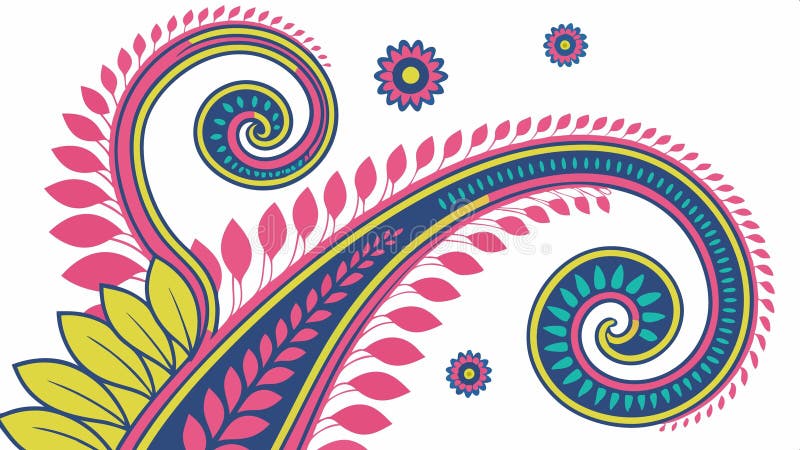 Paisley Border Design, Decorative Frame Element Vector Design ...