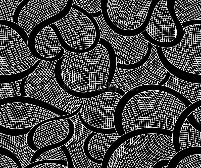 Decorative Vector Seamless Pattern with Handwritten Grid Ornaments ... Decorative Vector Seamless Pattern with Handwritten Grid Ornaments ...