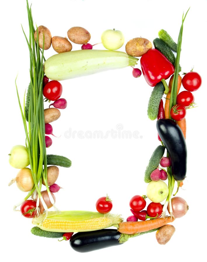 Frame of vegetables stock photo. Image of beans, natural - 11553528