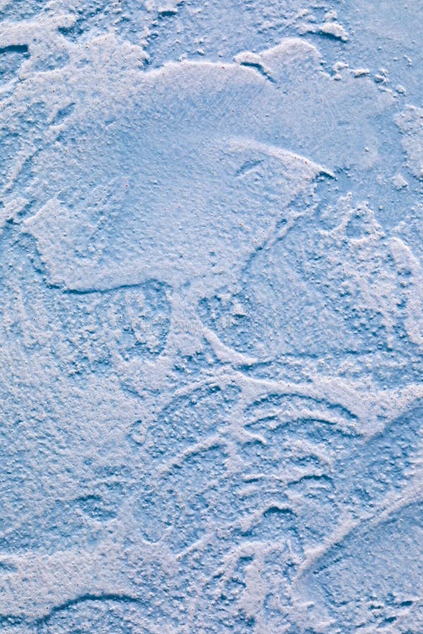 Decorative Venetian Plaster Blue Pattern. Texturized Putty Stock Image ...