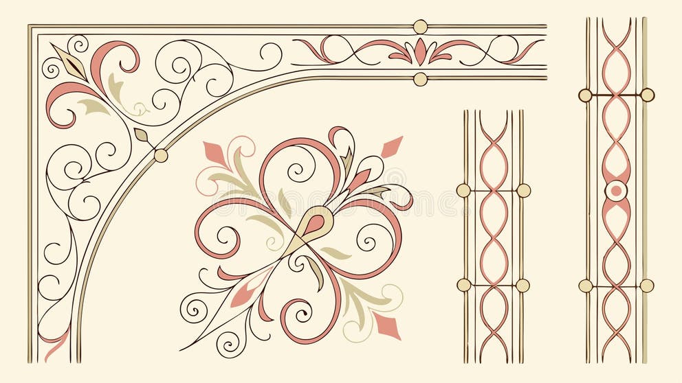Decorative Elements Dividers Stock Illustrations – 8,165 Decorative ...