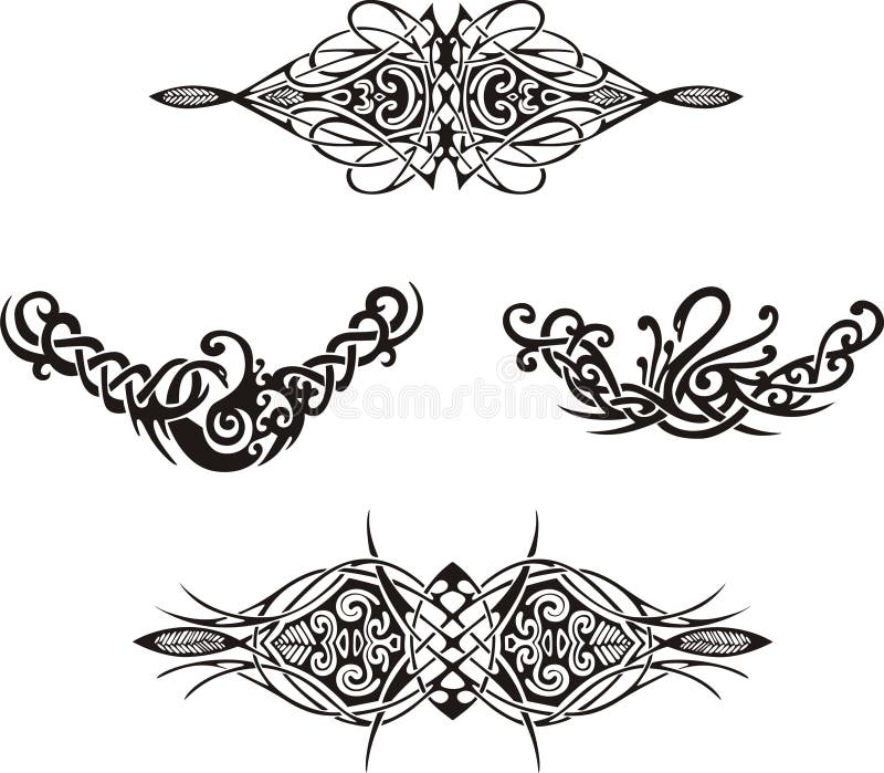 Decorative vignettes stock vector. Illustration of collection - 24711353