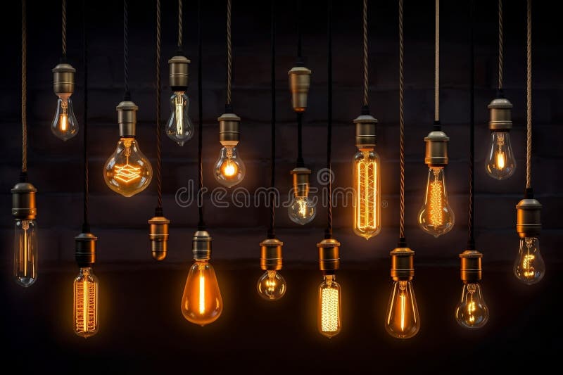 Decorative Vintage Edison Style Light Bulbs in Unique Designs ...