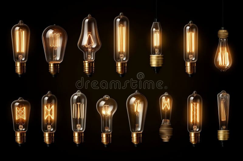 Decorative Vintage Edison Style Light Bulbs in Unique Designs ...