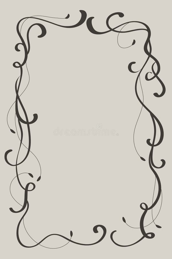 Calligraphy Borders Stock Illustrations – 4,605 Calligraphy Borders ...