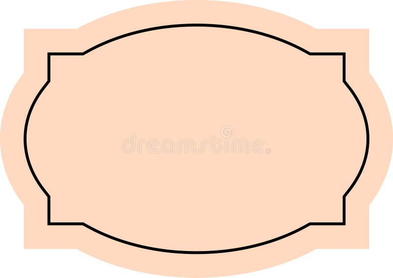 Decorative Vintage Frames Isolated. Art Design Border Labels Frames and ...