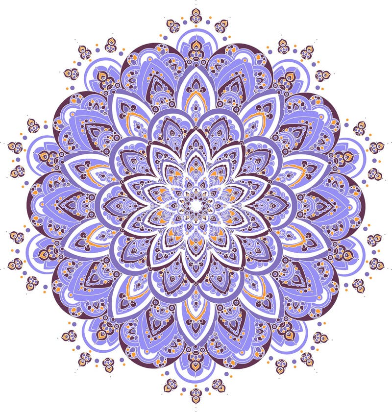 Decorative Vintage Vector Ornament. Ornate Mandala Stock Vector ...