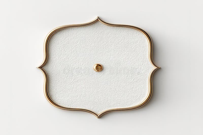 Decorative Wall Frame Designed with Elegant Gold Detailing Suitable for ...