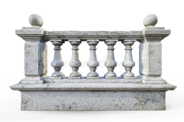 Classical Stone Parapet stock photo. Image of modern - 363182784