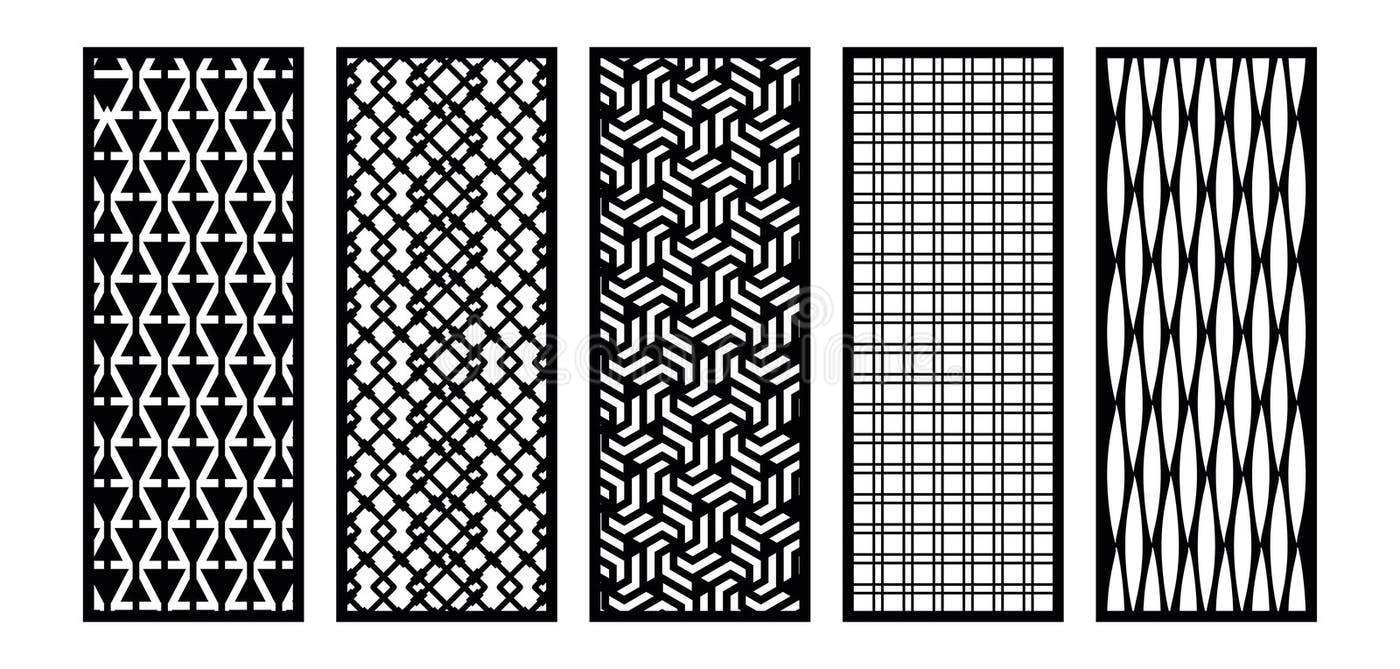 Set Wall Panels Vector Stock Illustrations – 619 Set Wall Panels Vector ...