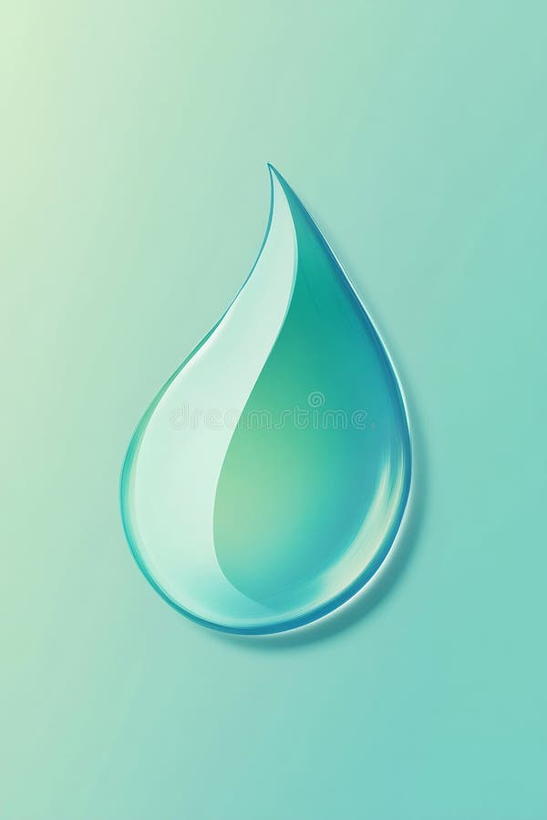 Decorative Water Drop Design Stock Image - Image of graphic, water ...