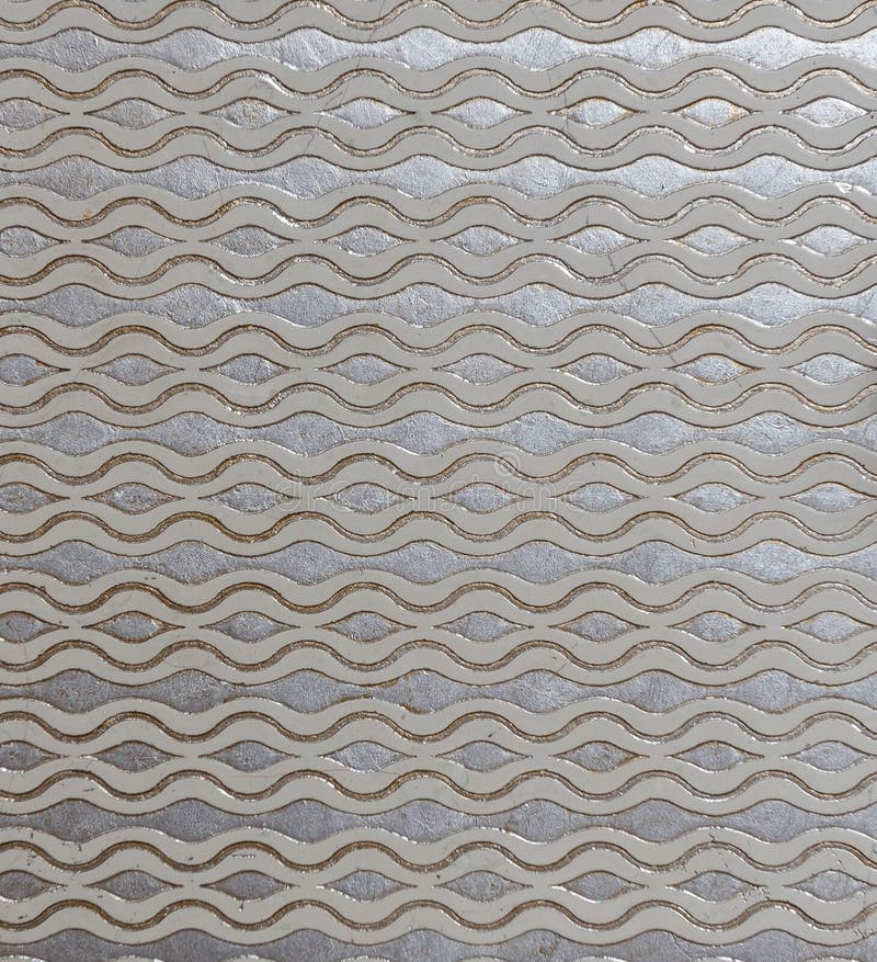 Decorative Wall Panel Made of Ceramic and Metal Stock Photo - Image of ...