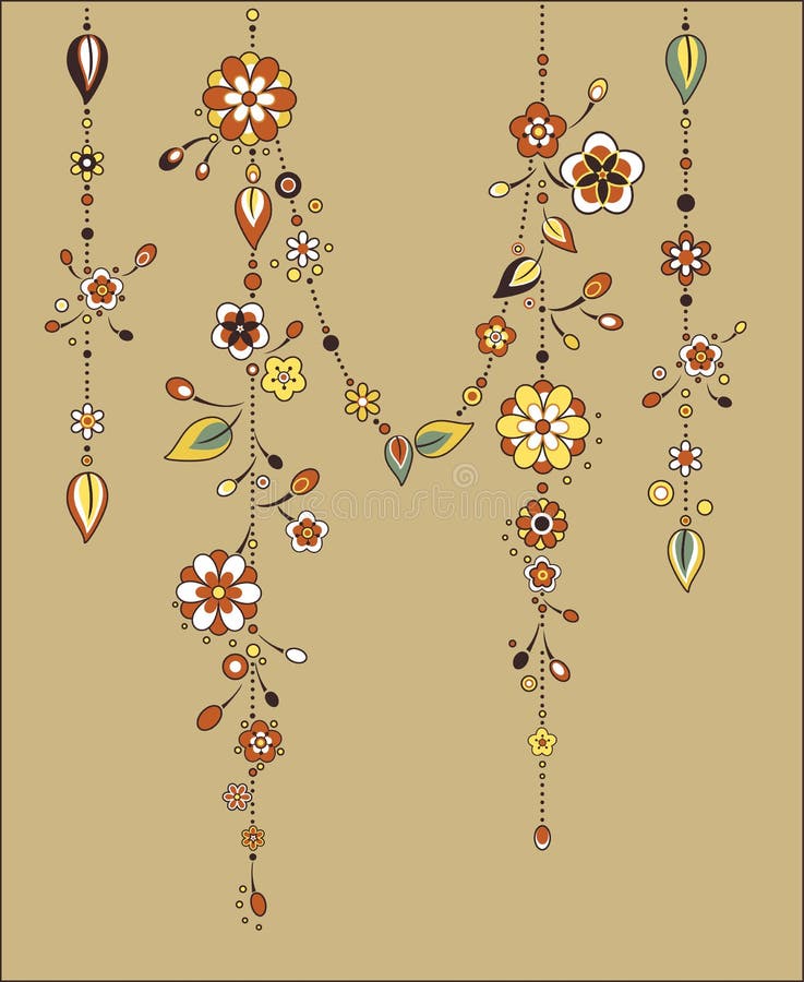 Decorative Wind Chimes stock vector. Illustration of chime - 9840720