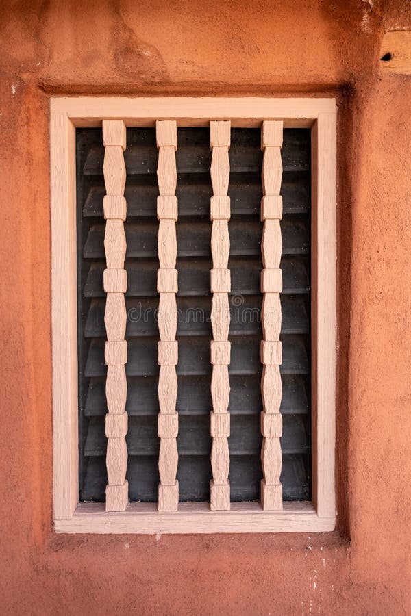 Decorative Window Frame at Painted Desert Inn Stock Photo - Image of ...