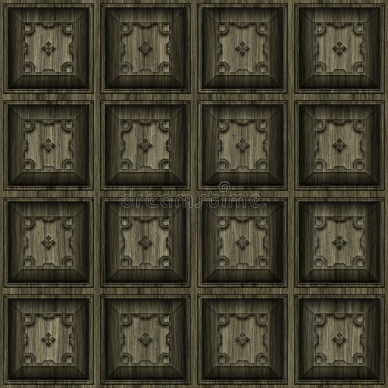 Decorative Wood Panel stock illustration. Illustration of luxury - 55818048