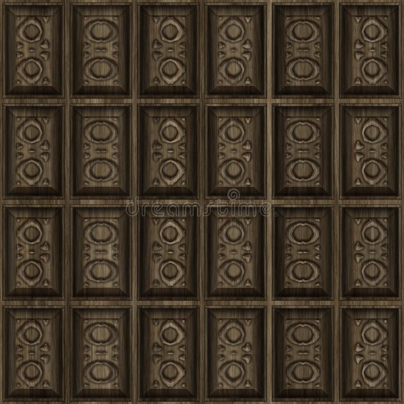 Decorative Wood Panel stock illustration. Illustration of luxury - 55818134