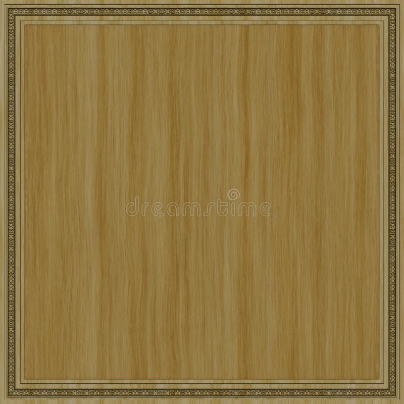 Decorative Wood Panel stock illustration. Illustration of natural ...