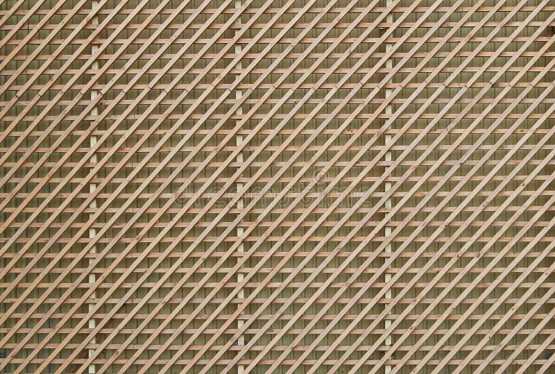 Decorative Wooden Grid on the Wall. Stock Image - Image of beauty, mesh ...
