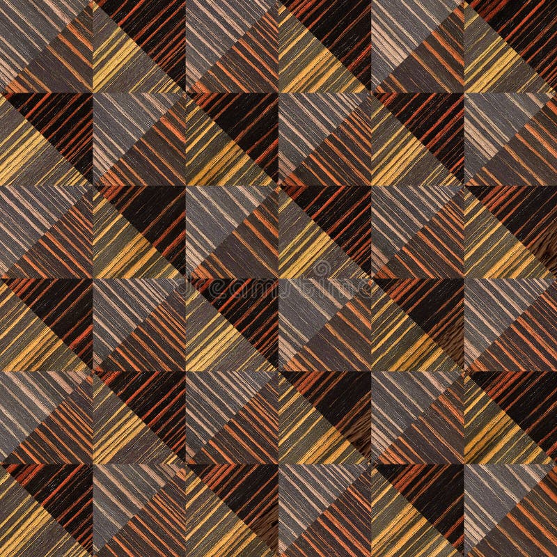 Decorative Wooden Pattern for Seamless Background Stock Illustration ...