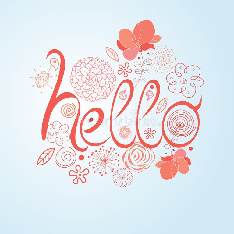 Hello Word Art Stock Illustrations – 12,075 Hello Word Art Stock ...