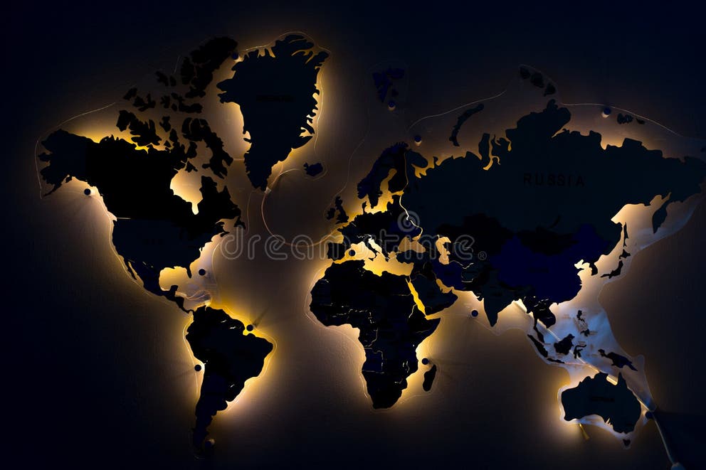 Decorative World Map Background Image Stock Image - Image of background ...