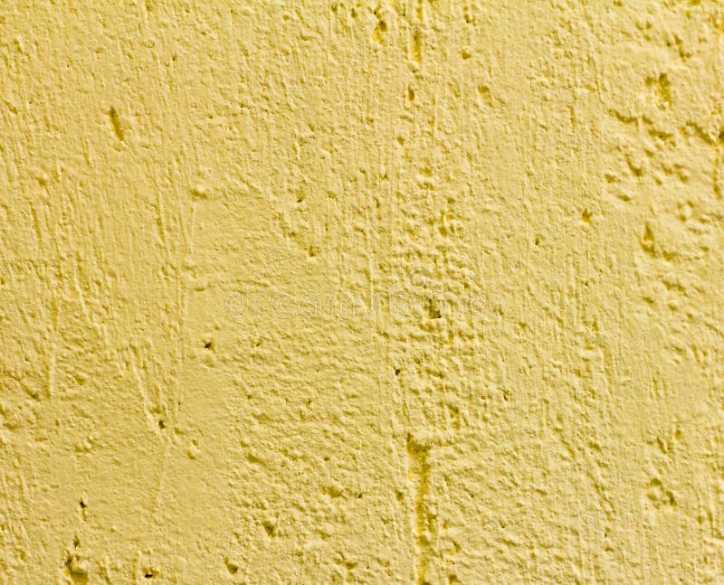 Yellow Decorative Relief Plaster On Wall Stock Image - Image of relief ...