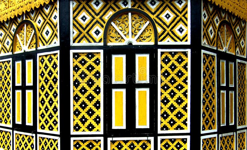 Decorative Yellow Windows stock image. Image of historical - 11980707