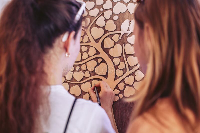 Decorators at Work. Making Decor for a Wedding Ceremony Stock Photo ...