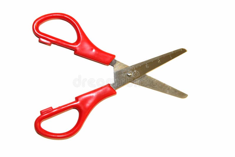 Red scissors stock photo. Image of paper, school, safe - 101318930
