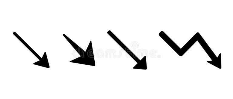 Decrease Arrow Stock Illustrations – 18,355 Decrease Arrow Stock ...