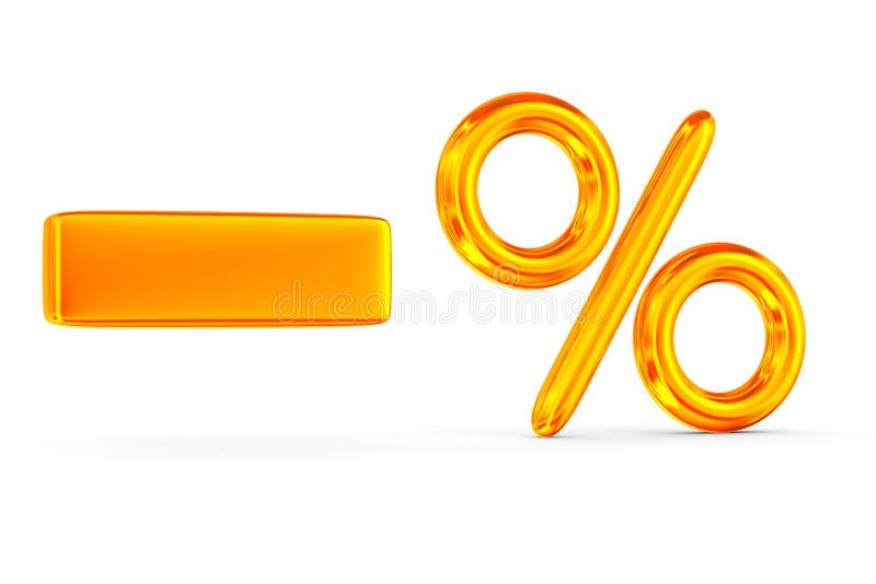 Percentage Decrease Sign Icon Stock Illustrations – 1,750 Percentage ...