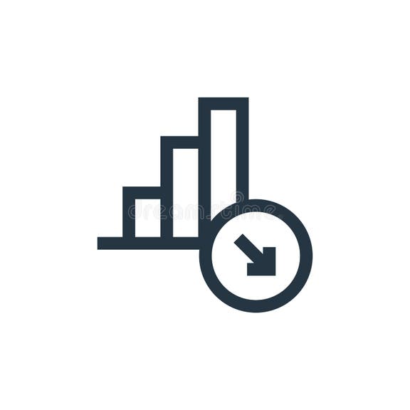 Decrease Vector Icon. Decrease Editable Stroke. Decrease Linear Symbol for Use on Web and Mobile ...
