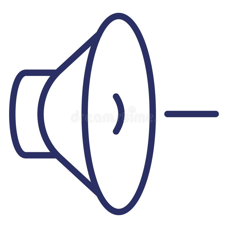 Decrease Volume Isolated Isolated Vector Icon Easily Editable Easily Editable Stock Vector ...