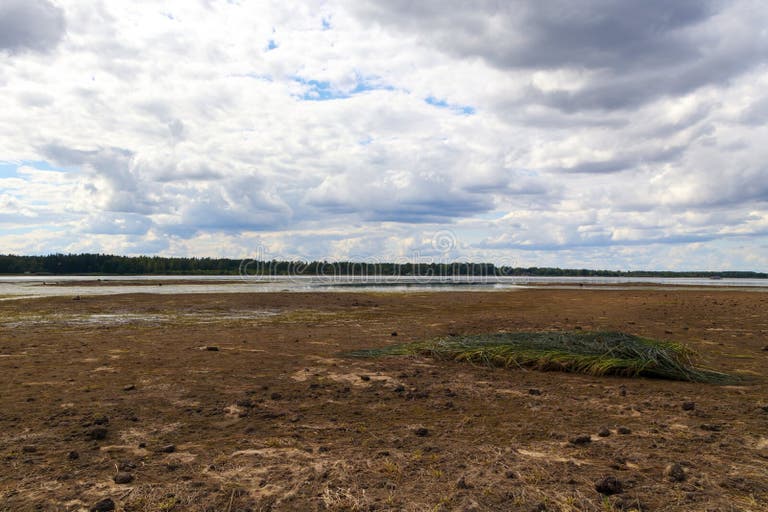 A Decrease in the Water Level during a Period of Severe Drought. the ...