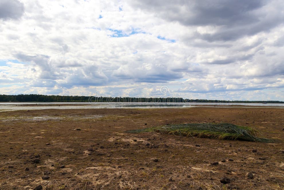 A Decrease in the Water Level during a Period of Severe Drought. the ...