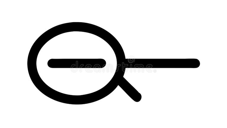 Decrease Zoom Icon. Reduce View Scale for Broader Overview, Vector Design Generative AI Stock ...