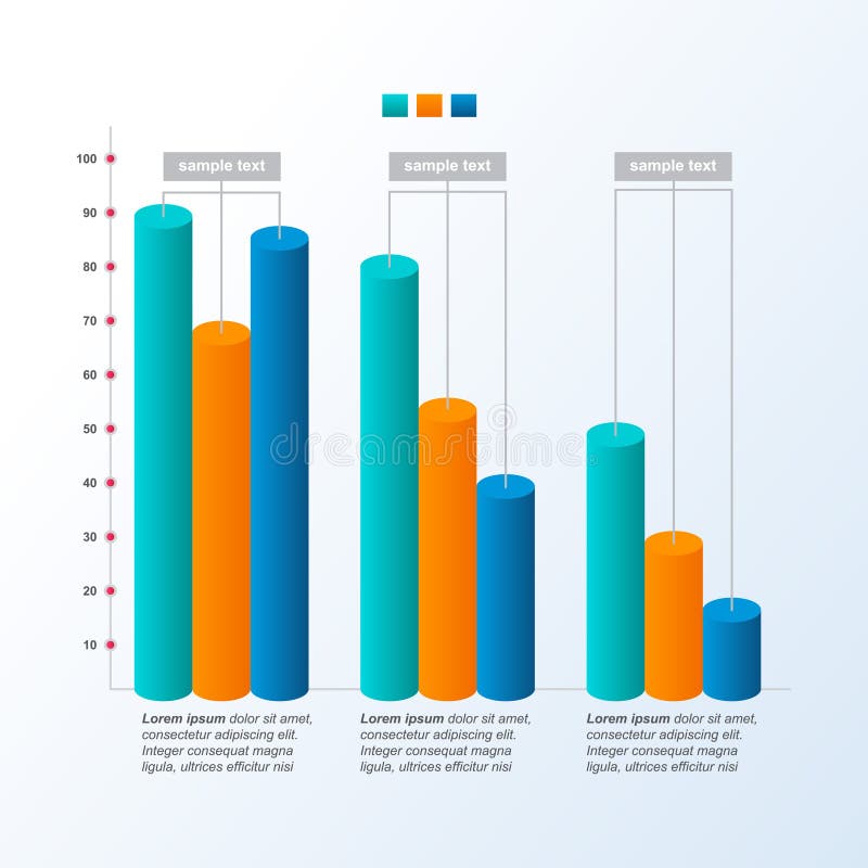 Decreasing Graph Bar Chart Economic Pressure Financial Problem ...