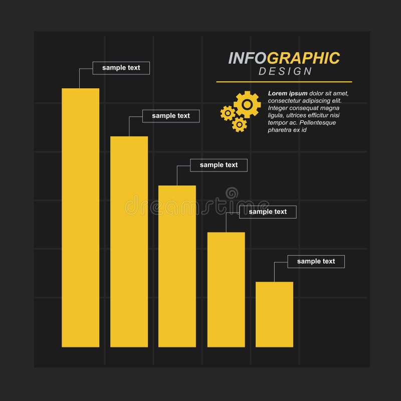 Decreasing Graph Bar Chart Economic Pressure Financial Problem ...