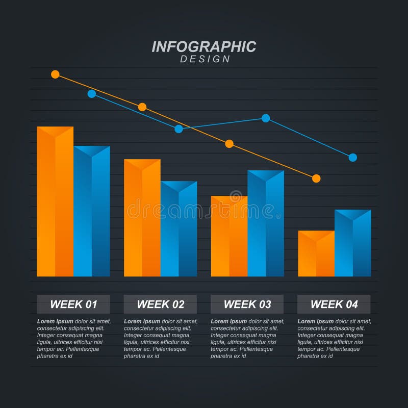 Decreasing Graph Bar Chart Economic Pressure Financial Problem ...