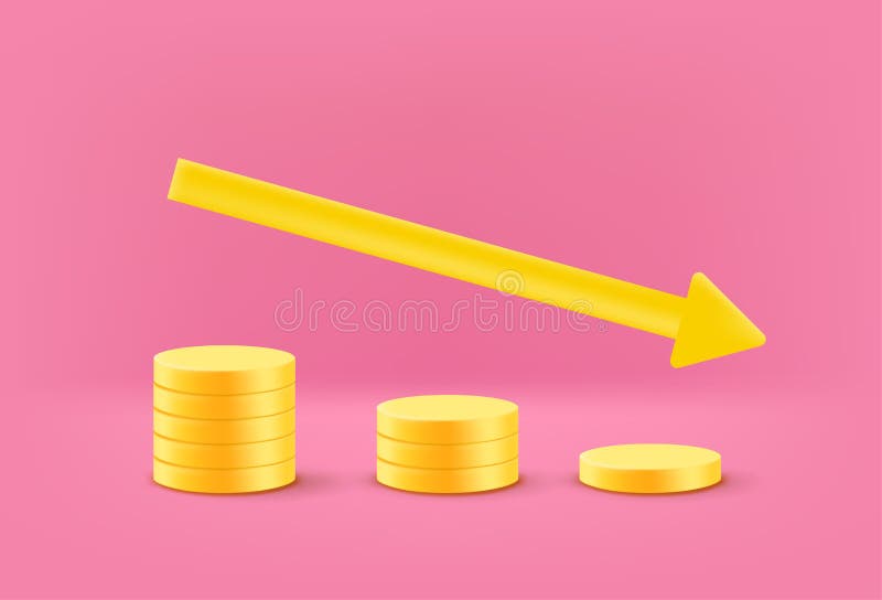 Business Man Falling from Graph, Financial Crisis Concept, Economic ...