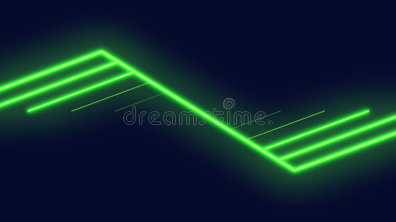 Decreasing Trend in Value Shown by Green Bars on Dark Line Graph Stock ...