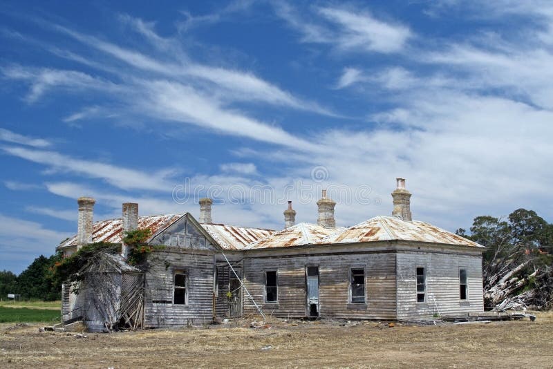 Decrepit old homestead stock image. Image of deserted, rent - 472309