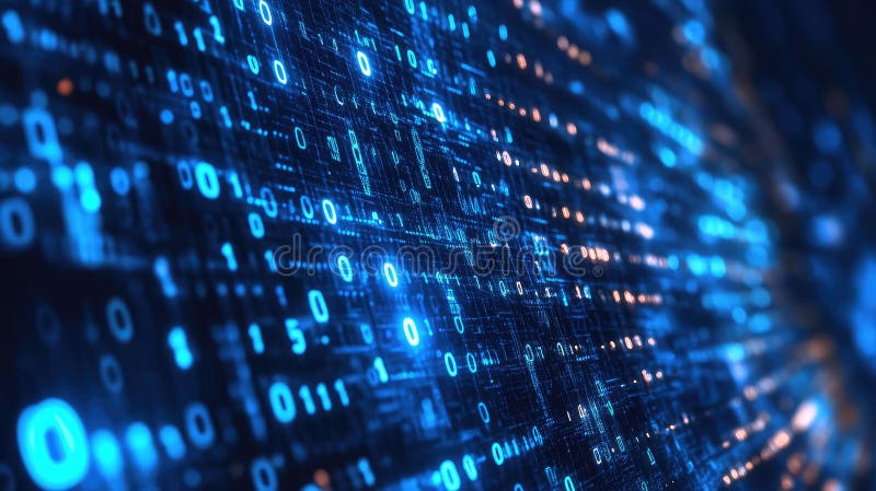 Decryption Illuminating Binary Code Stock Illustration - Illustration of decryption, data: 402510027