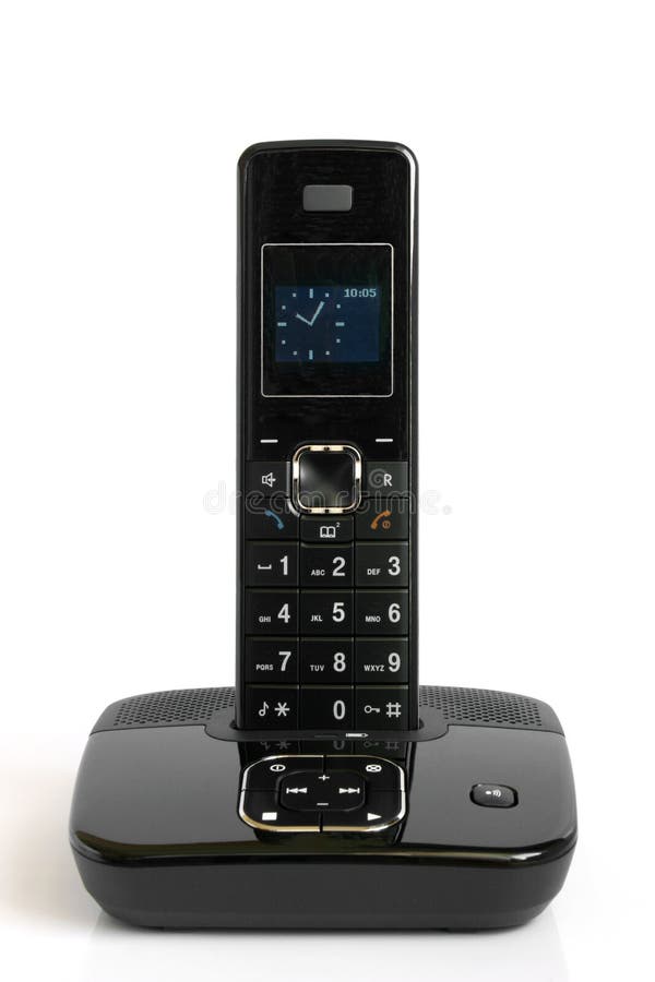 Cordless Phone stock image. Image of detail, telecommunication - 21773357