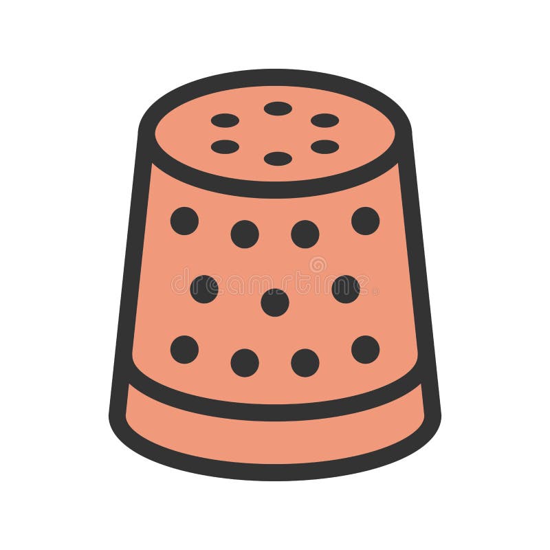 Dedal ilustración del vector. Ilustración de handmade - 99935192