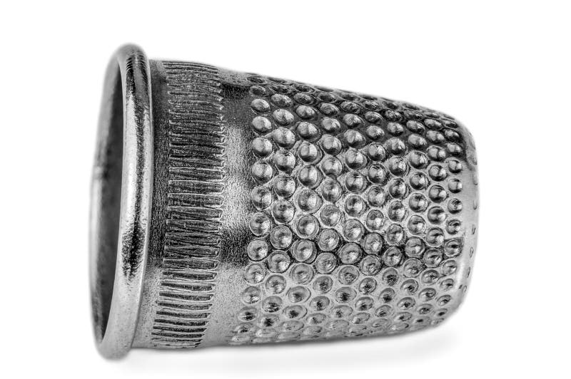 Dedal de acero imagen de archivo. Imagen de costura, casquillo - 12499945