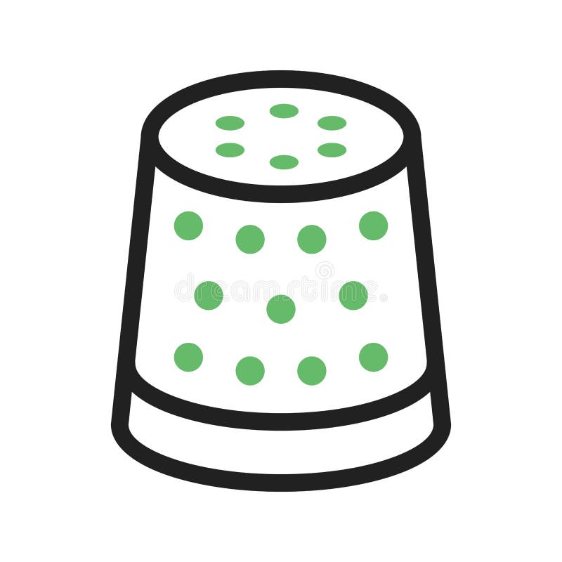 Dedal ilustración del vector. Ilustración de handmade - 99935192