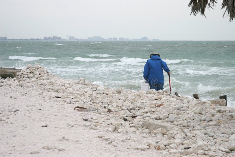 Dedicated Beachcomber stock photo. Image of florida, breakers - 632244