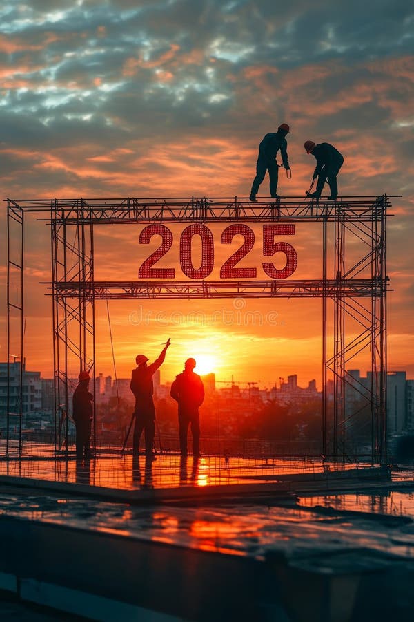 Dedicated Construction Workers are Diligently Building the Future ...